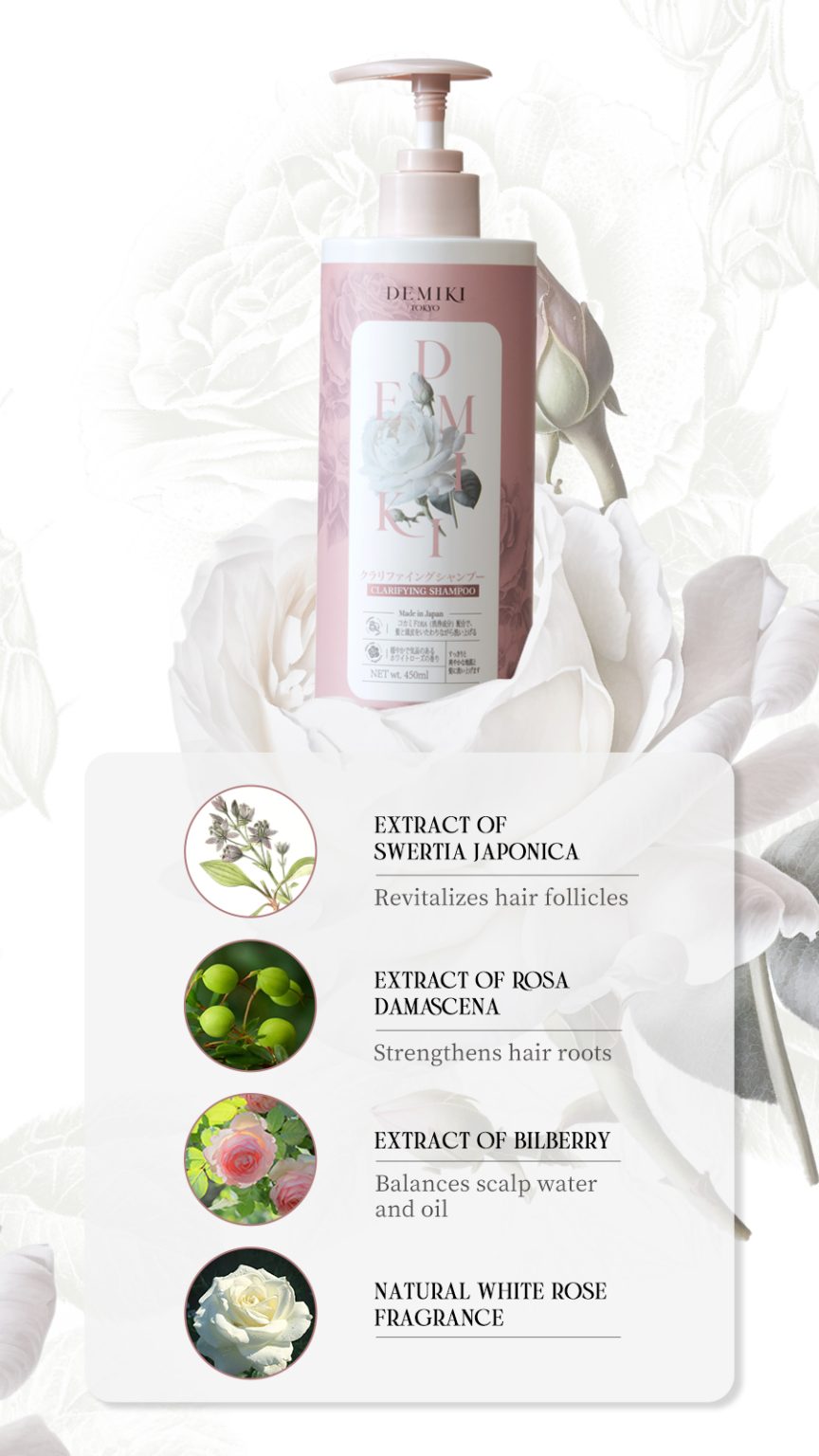 DEMIKI Clarifying Shampoo - pH-Balanced Cleanse for Rejuvenated Hair